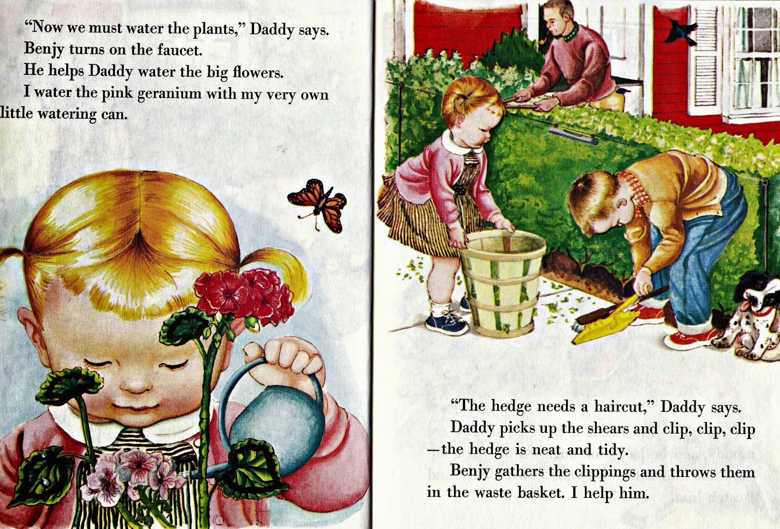Vintage Books for the Very Young: Eloise Wilkin - We Help Daddy and We ...