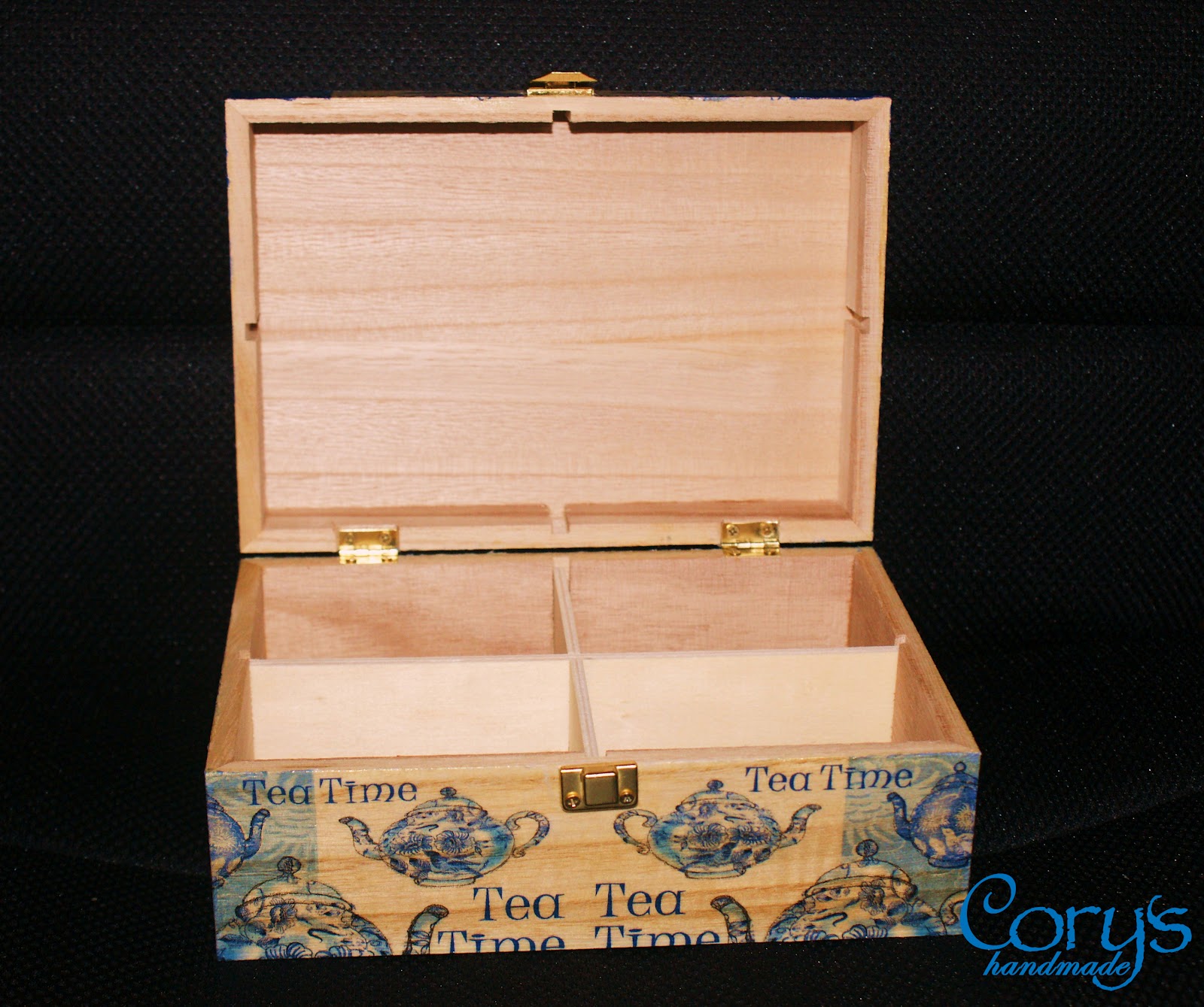 cory's little things: Tea time wooden box / Cutie din lemn pentru ceai ...
