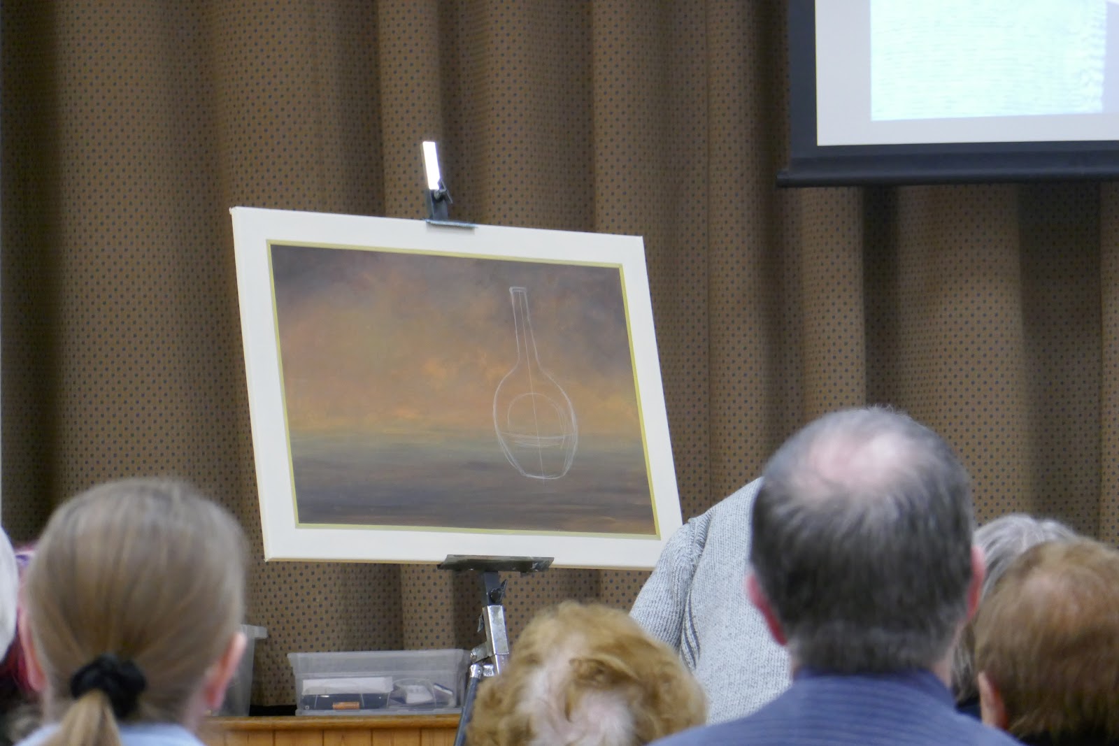 Virginia Water Art Society Diary: Edwin Cripps Demonstration 7th March 2018