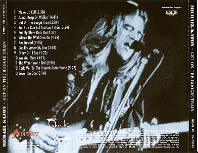 SouthernBluesRock: Michael Katon 1992 Get On The Boogie Train