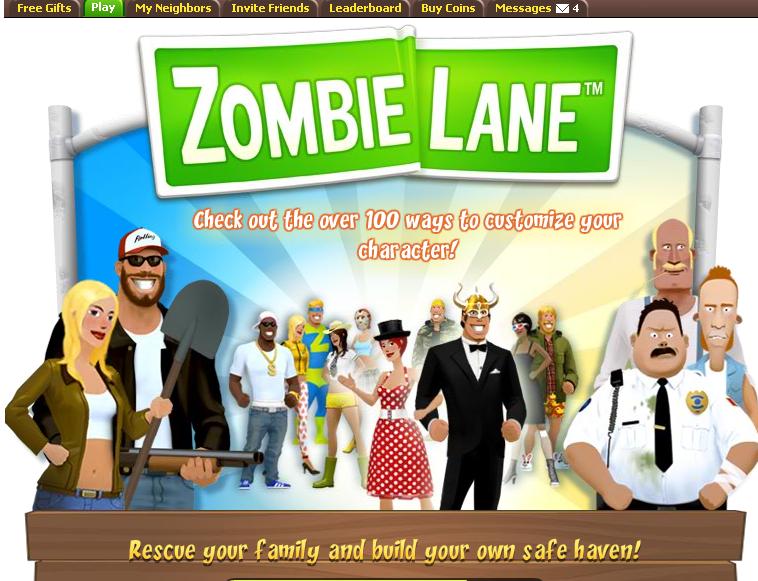 SuperHero Mania: Gama Zombie Lane ada costum superhero juga