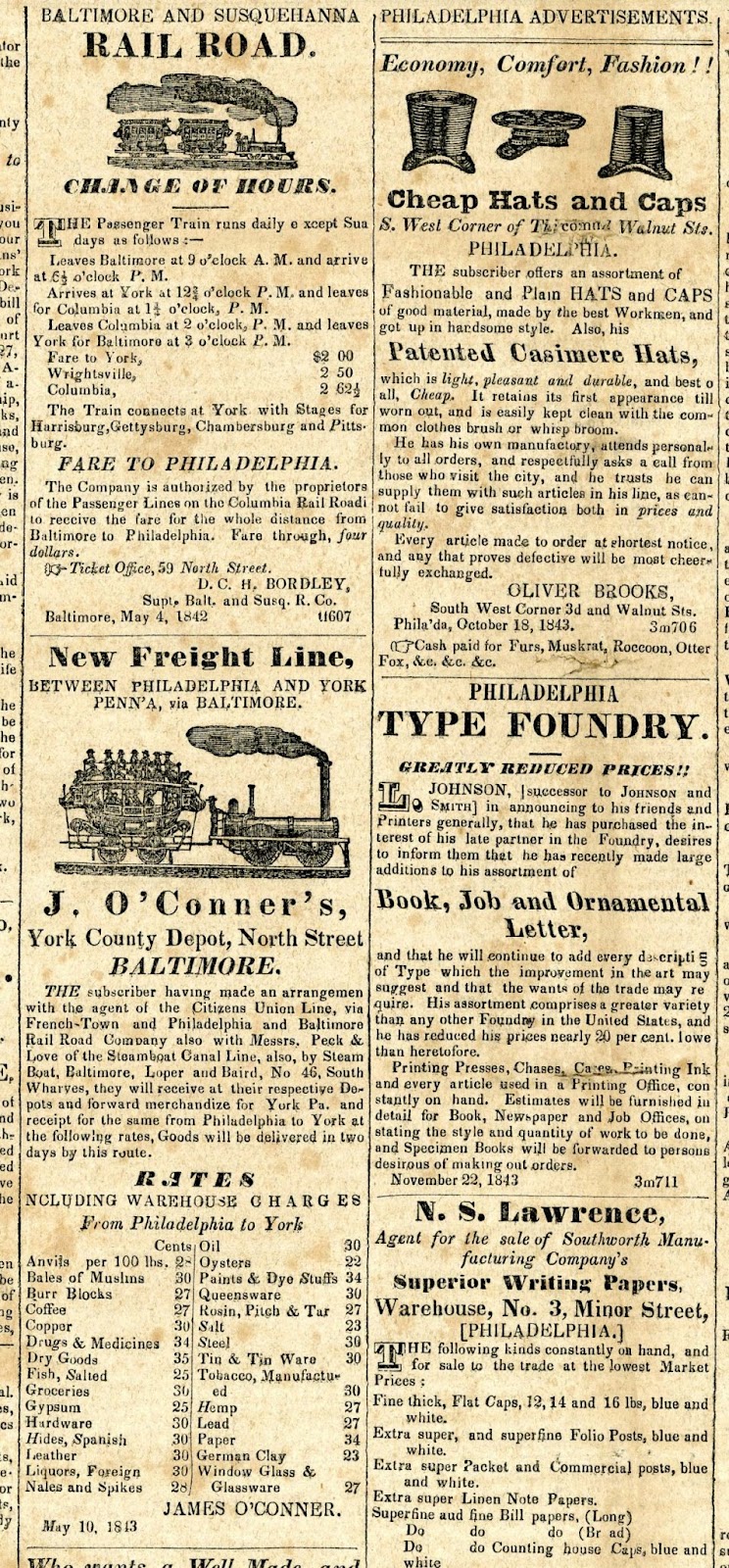 Yesterday’s Papers: American Woodcut Advertisements