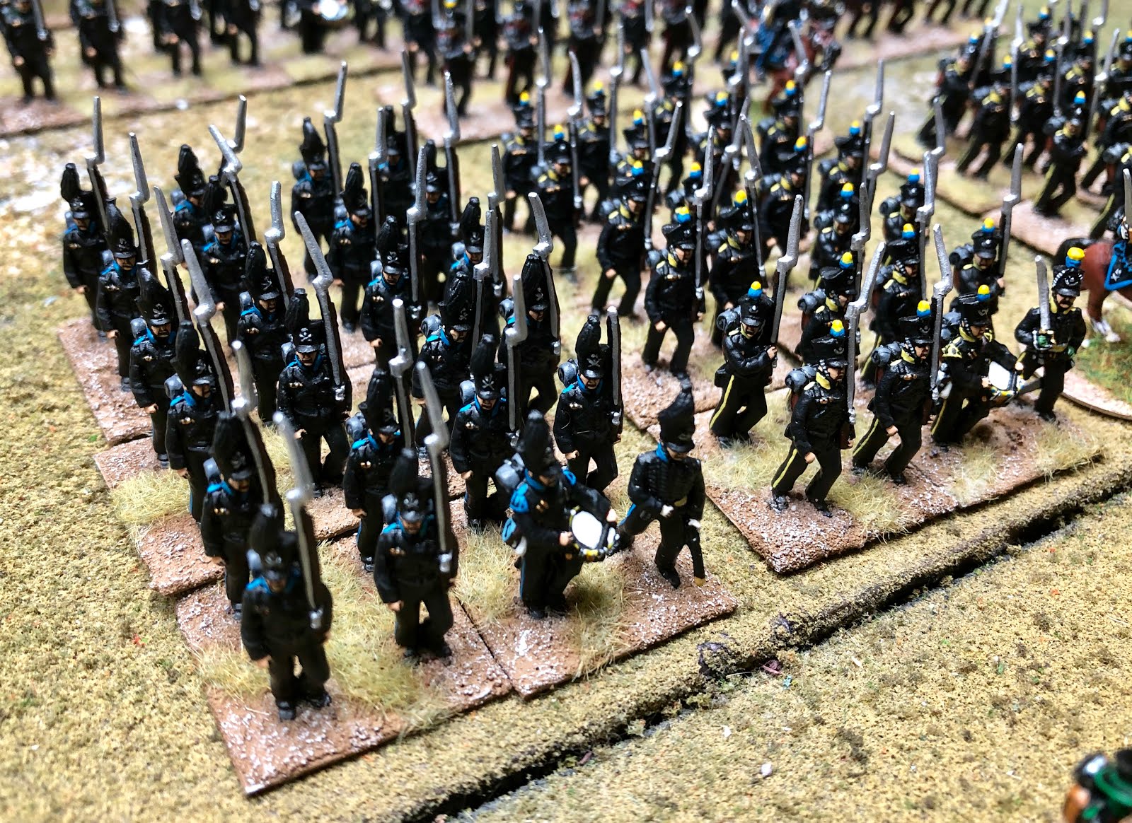 wargaming in 28 mm and sometimes smaller: The Black Brunswickers in a ...