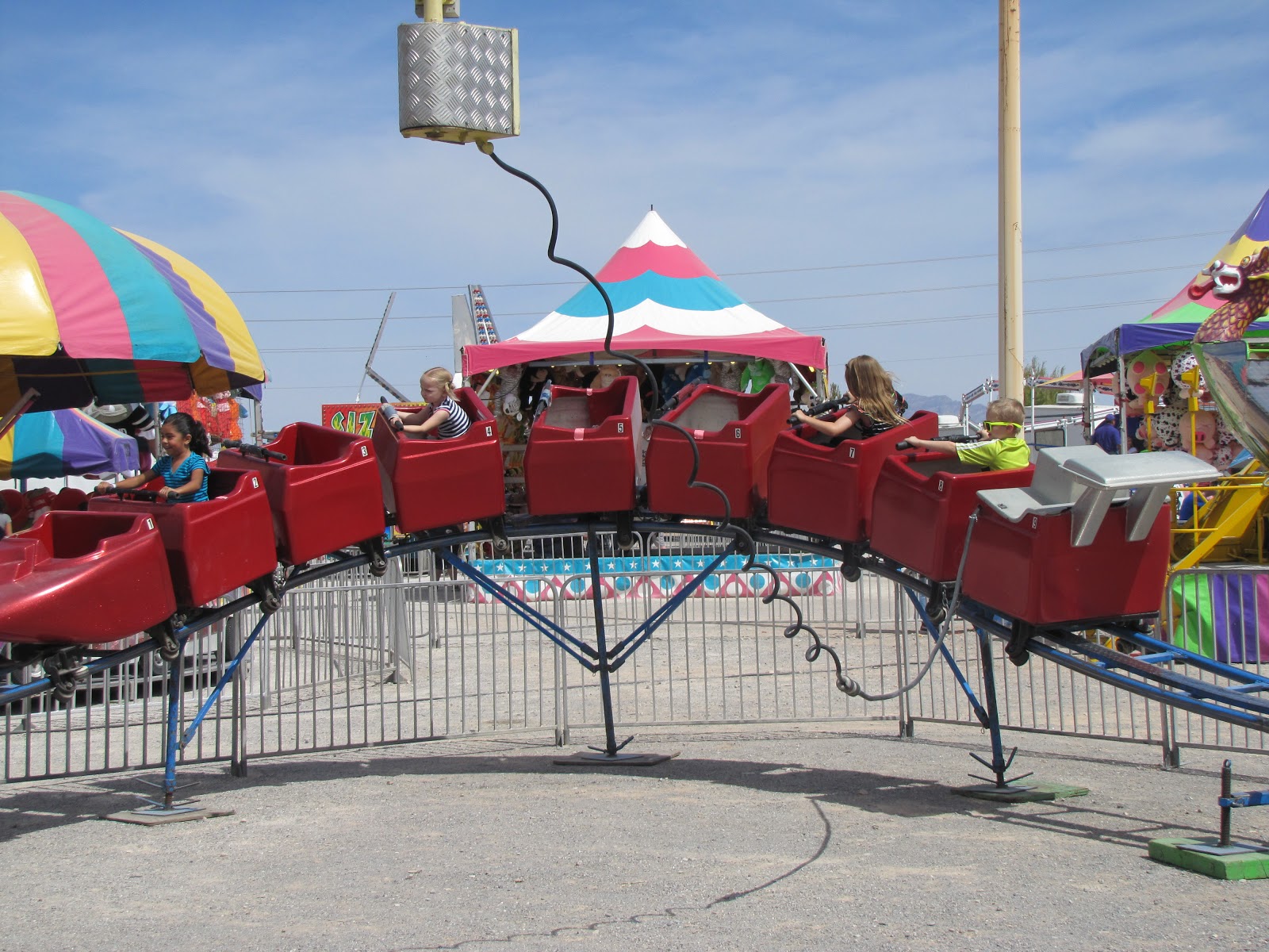 Fallstrom Family: Clark County Fair--the rides