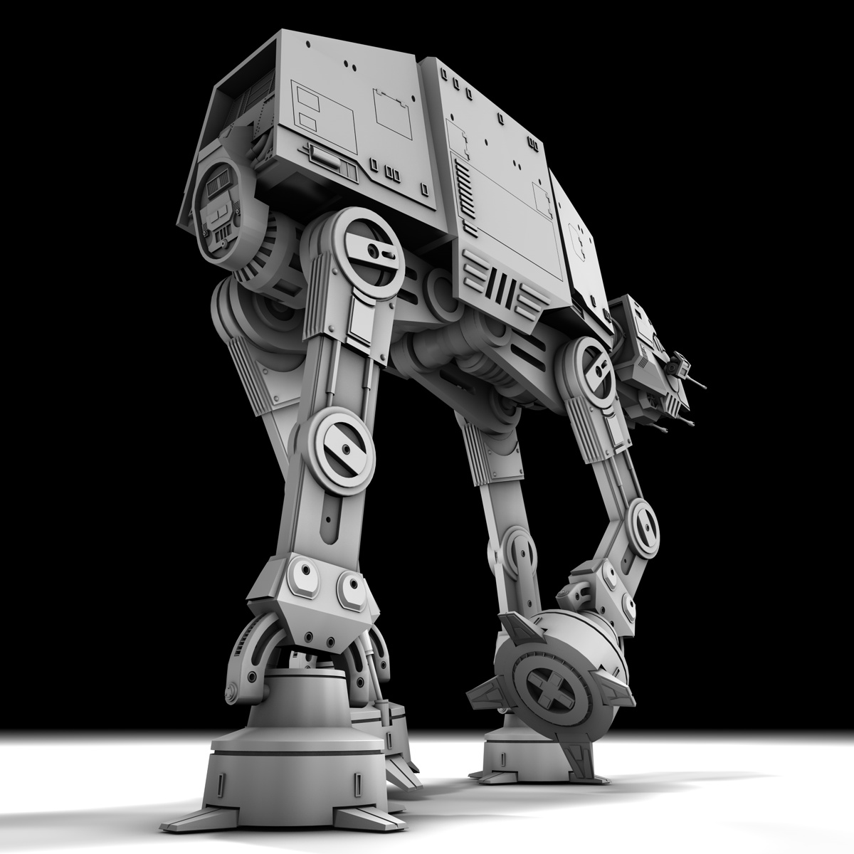 OLIVERDIGITALART - 3D - MODELS: AT-AT Walker