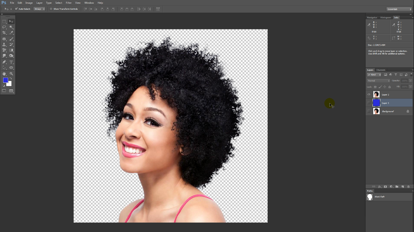 Layer Mask To Remove A Hair Background by Hair Masking - Photoshop ...