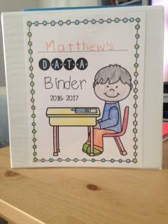 In the Classroom with Mrs. O: Student Data Binder Covers