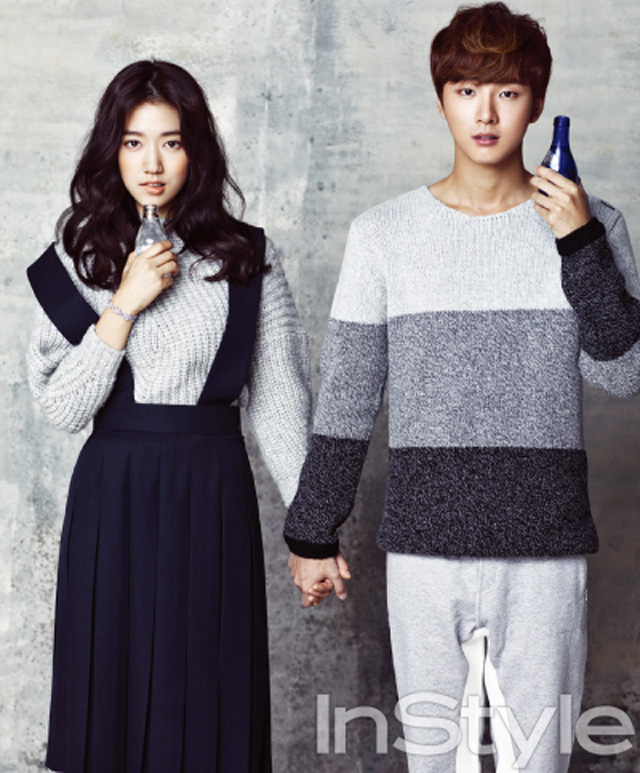 K_Popzine: Yoon Si Yoon & Park Shin Hye (Photoshoot) January 2013