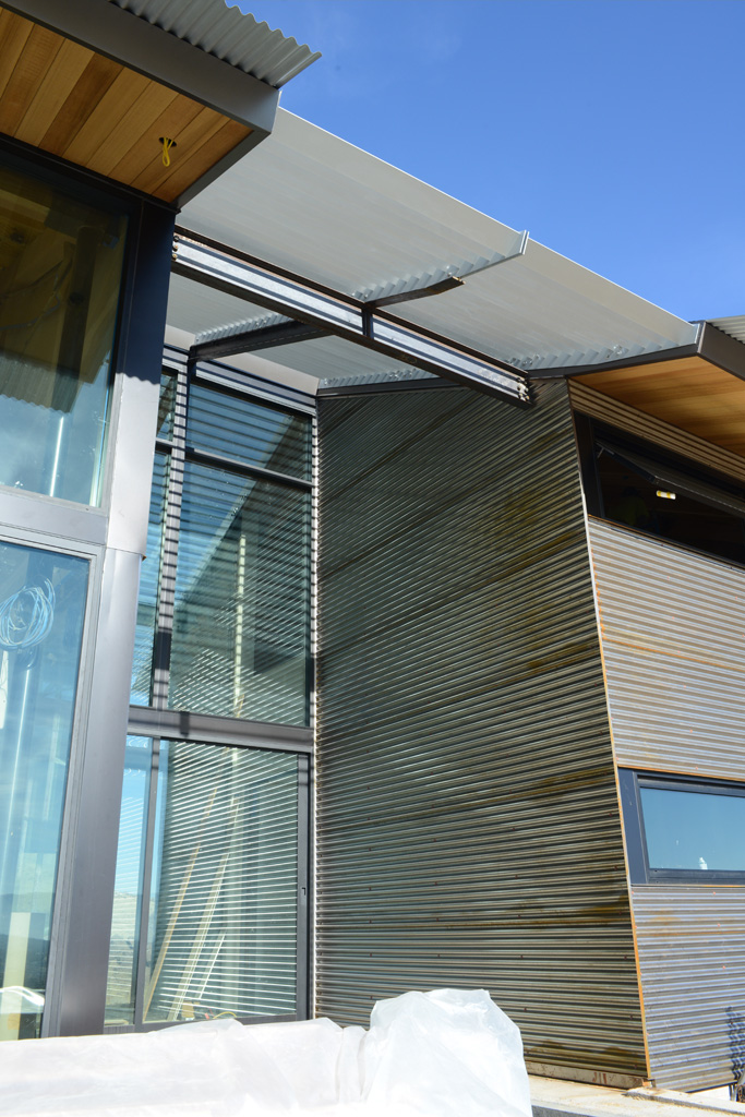 Nevada House Build: 2017 12 08 Fireplace, Sheetrock, Cedar Ceiling ...