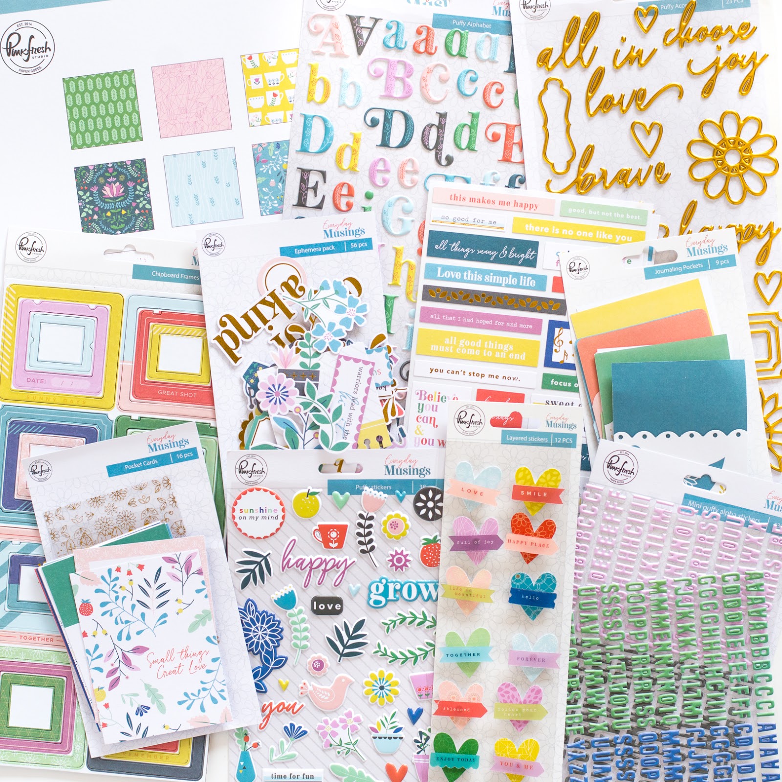 Introducing Pinkfresh Studio Everyday Musings collection | Flóra Mónika ...