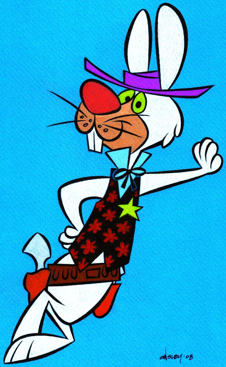 Patrick Owsley Cartoon Art and More!: RICOCHET RABBIT!