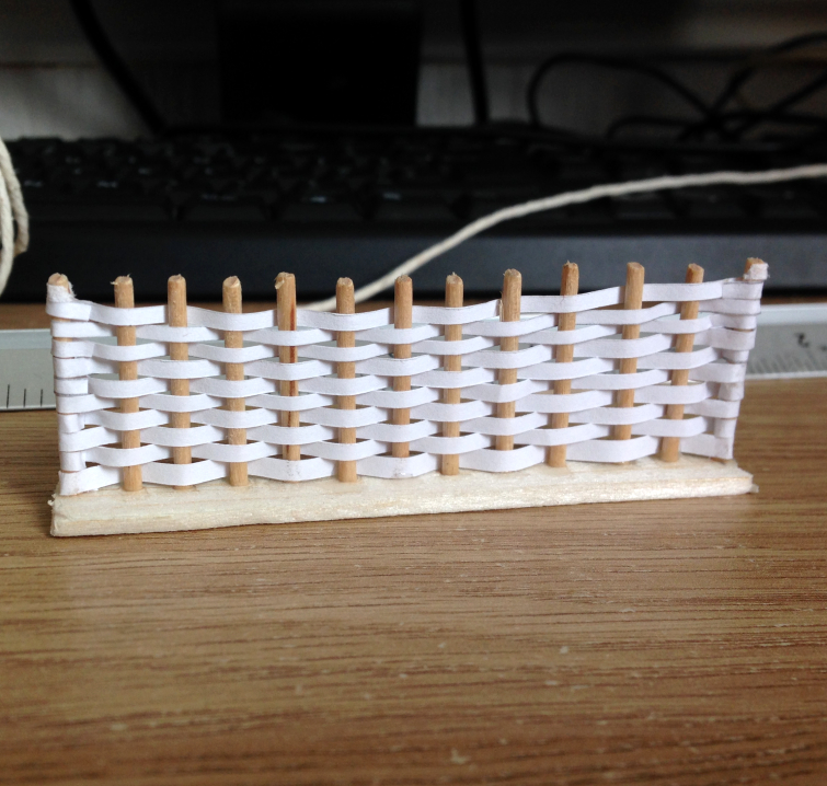 Simple Scenery: Making 28mm Wattle Fences