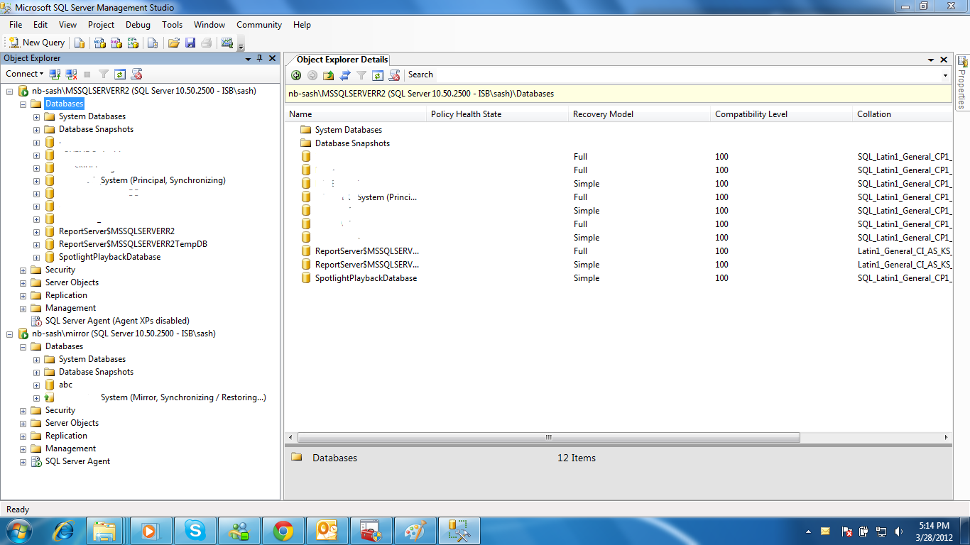 Sql Server knowledge sharing blog: Verify database mirroring solution ...