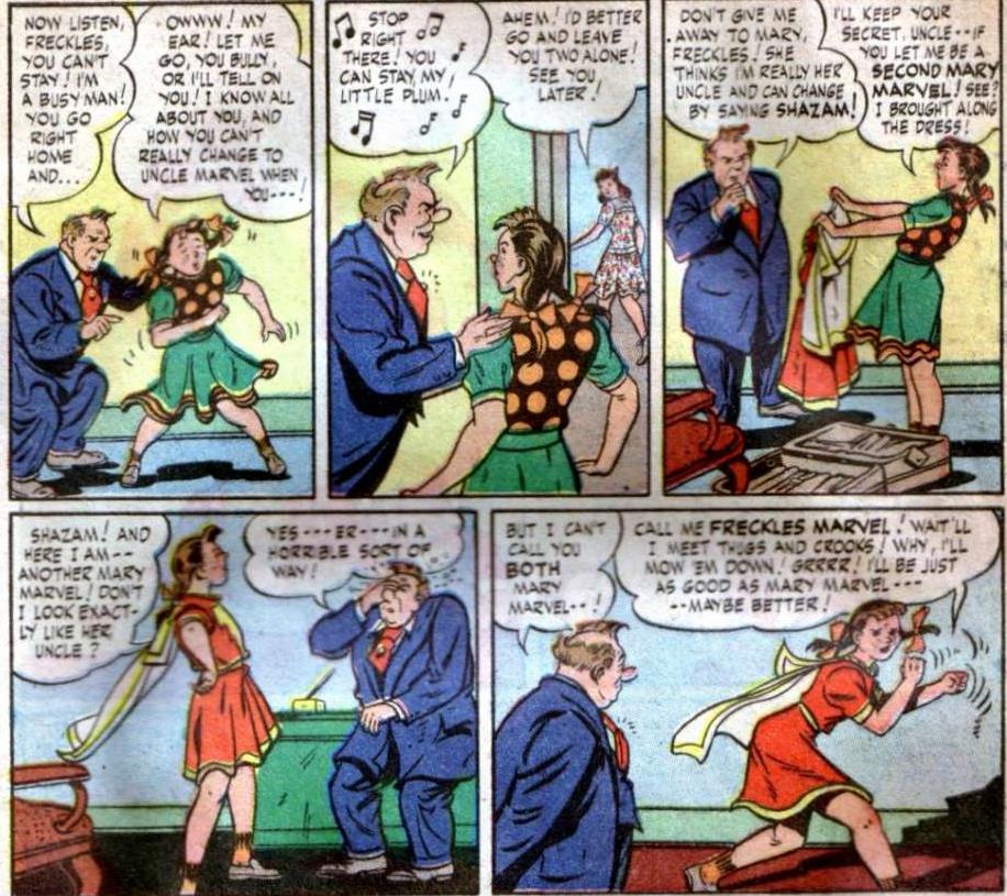 The Worlds Mightiest Mortal Introducing Freckles Marvel