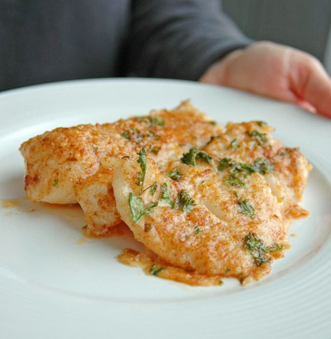 LEMON PARMESAN COD WITH GARLIC BUTTER - THE KING OF RECIPES