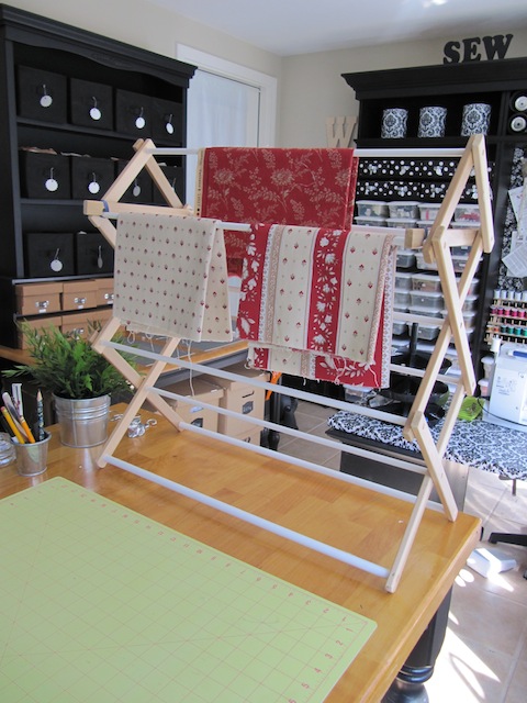 Sew Many Ways...: Tool Time Tuesday...Drying Rack for Sewing