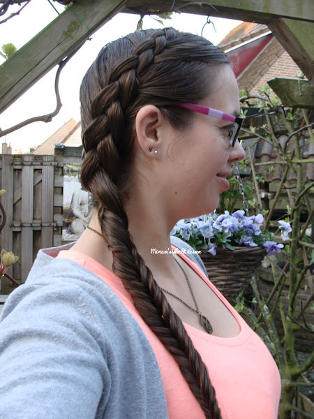Miriam's Vlecht Lessen: Opvlechten (Dutch braid)