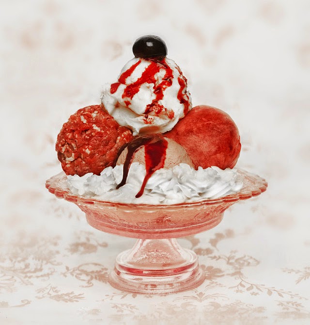 KINK CAVIAR: "Sweet meat" flesh flavored desserts by Jasmin Schuller