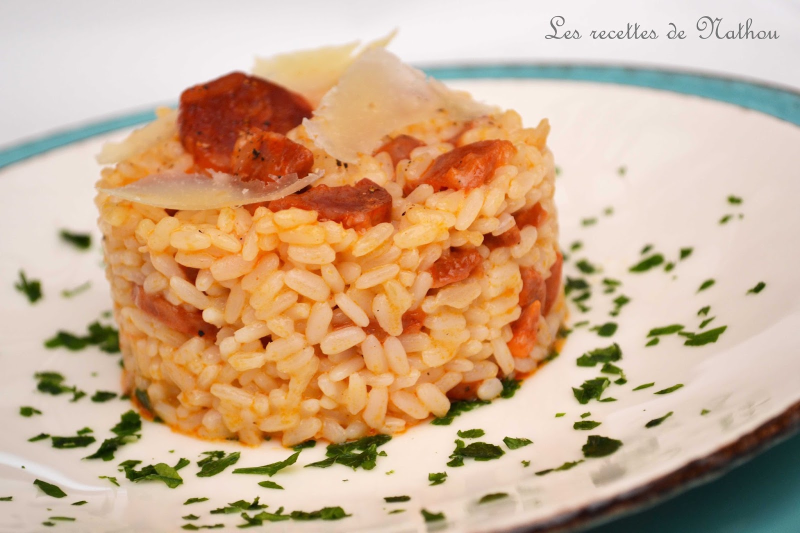 Ma cuisine au fil de mes idées...: Risotto au chorizo