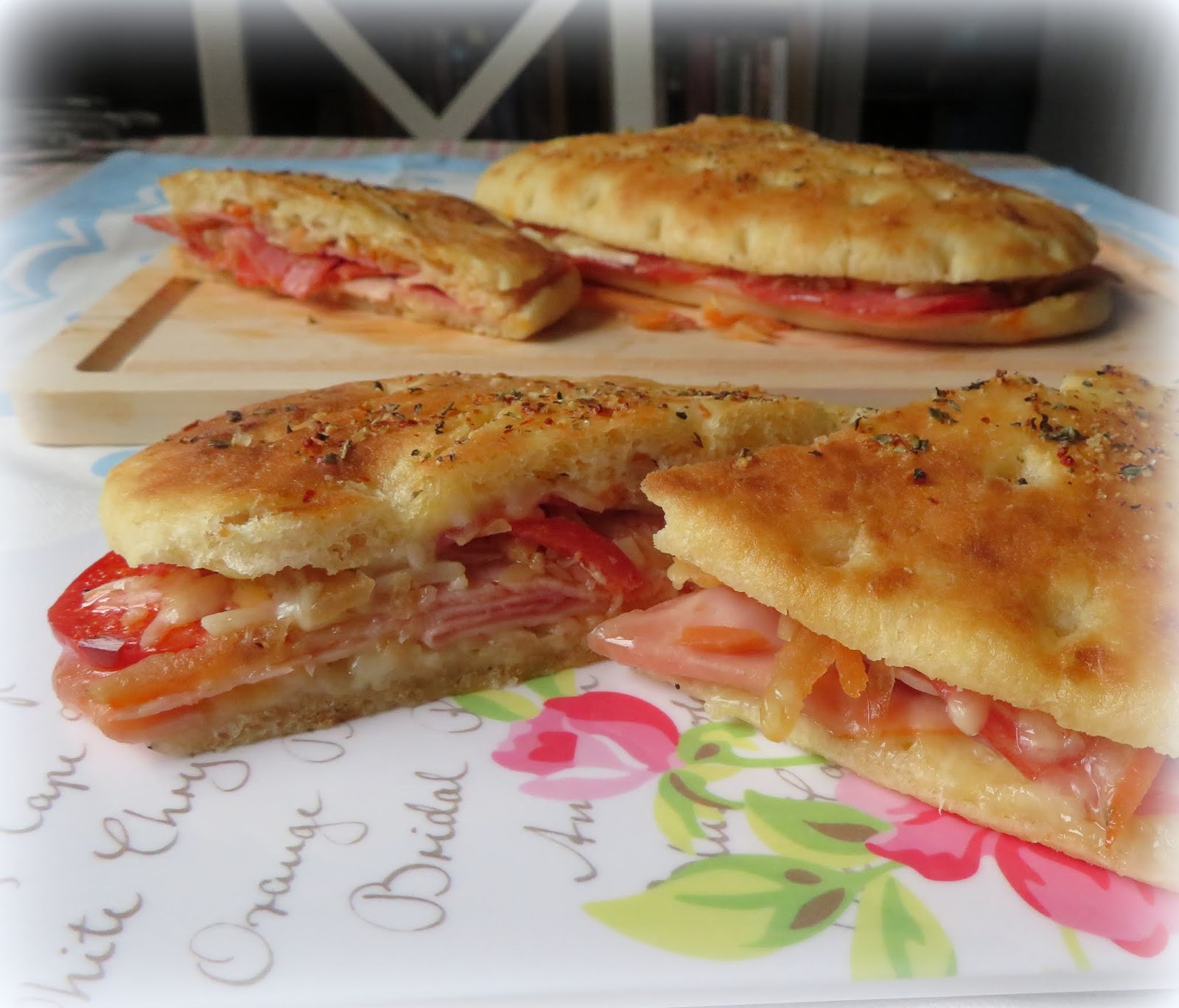 Hot Italian Focaccia Melts | The English Kitchen