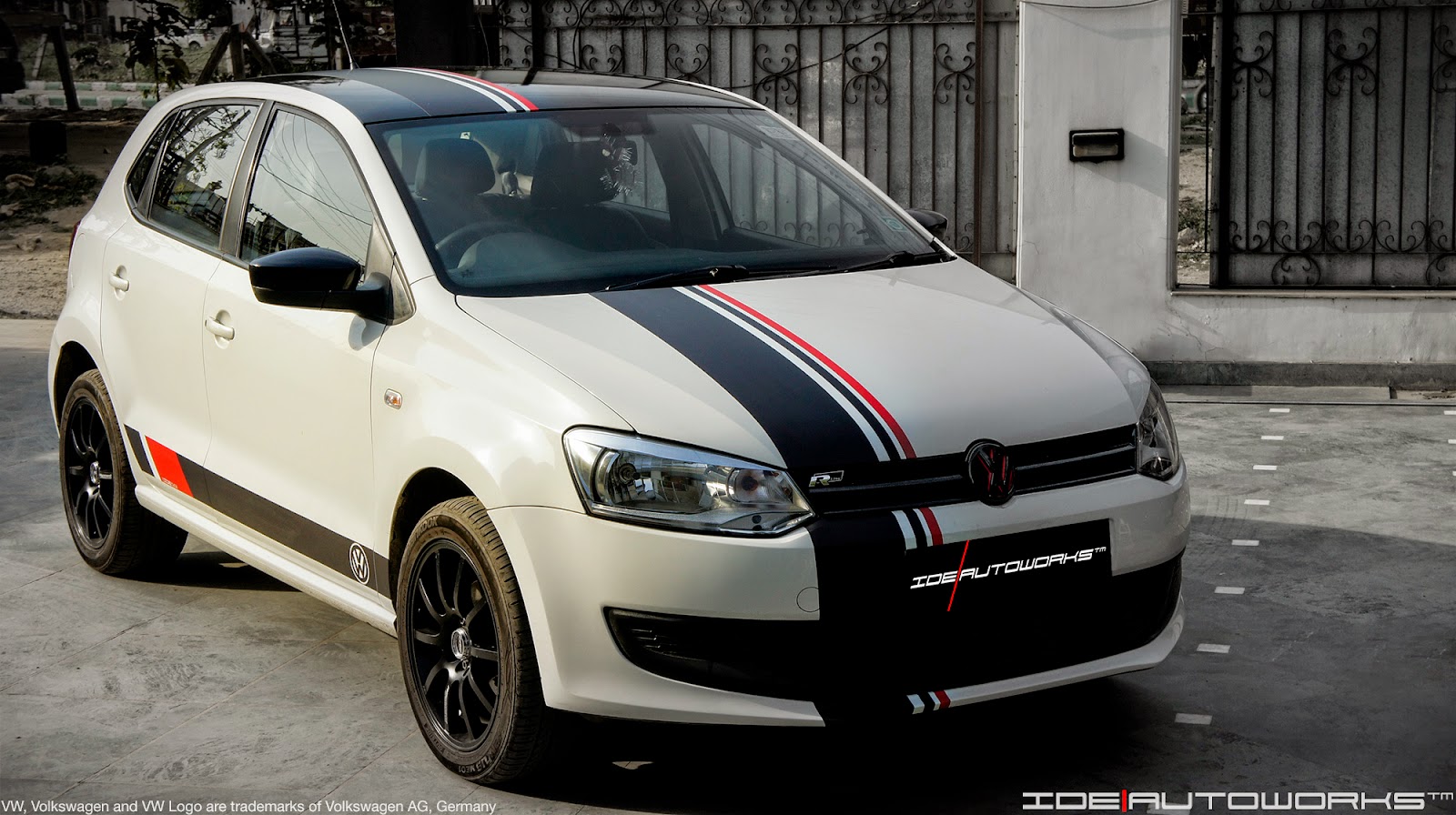 VW Polo with Custom Racing Graphics | IDE Autoworks
