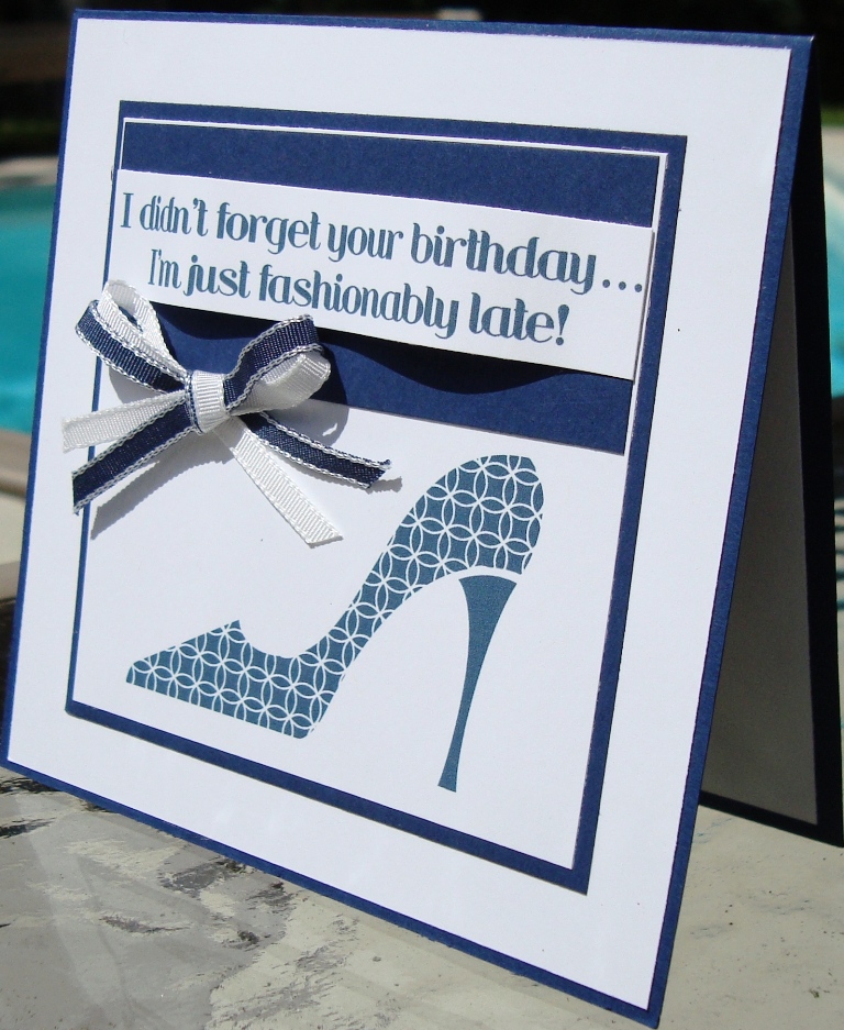 Stampin For Me: Fashionable Birthday
