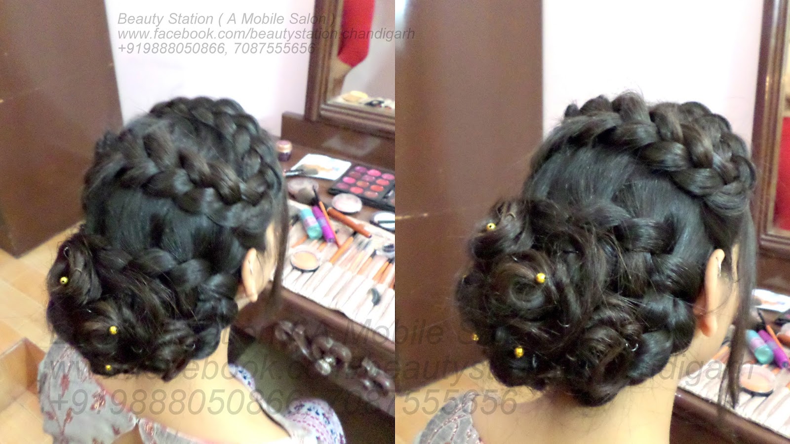Beauty Station (A Mobile Salon): snake braid bun