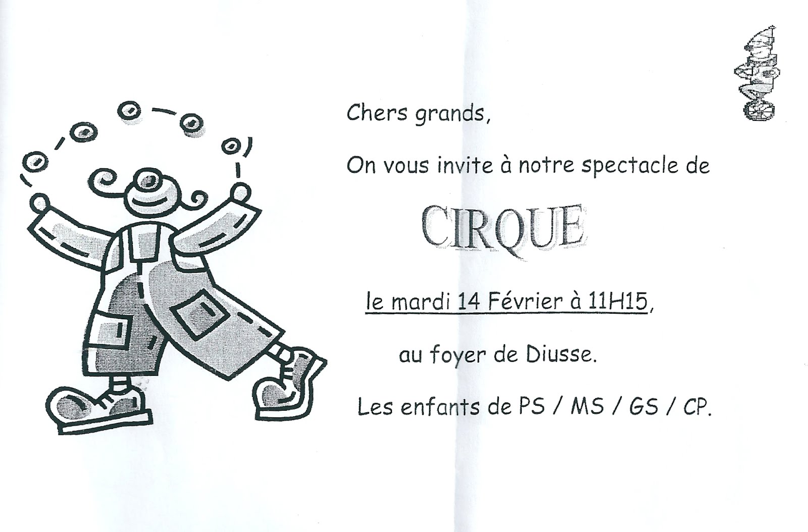 Groupe Scolaire du Vic-Bilh: Spectacle des PS/MS/GS/CP