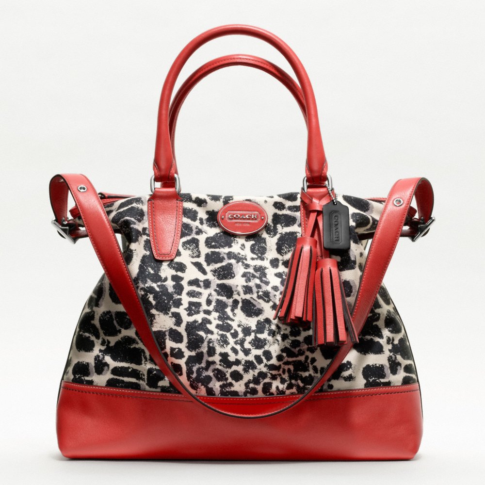MyLilCoachStore: Coach Legacy Ocelot Print Rory Satchel 19988