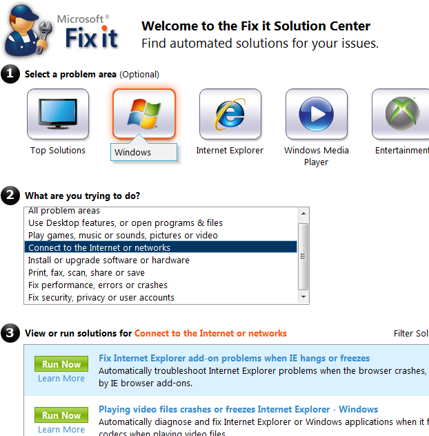 Microsoft Fix It To Repair common problems ~ Whats New On Tech