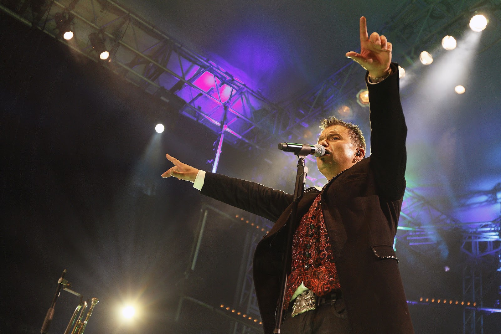 fanclub Markus Wolfahrt: Markus Wolfahrt und Band in Munstergeleen