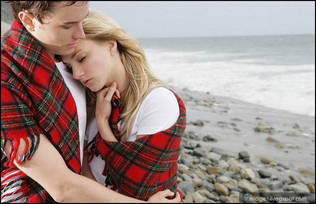 Couple Hug Love Beach