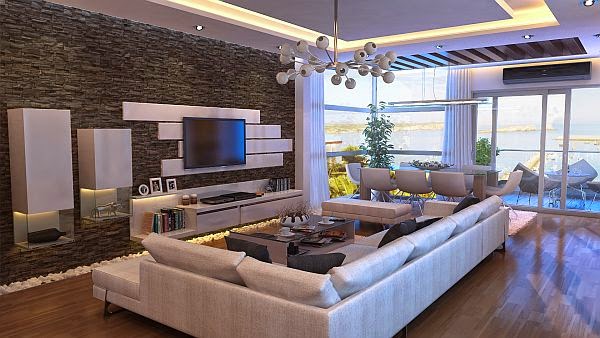 Sala decorada con elegancia