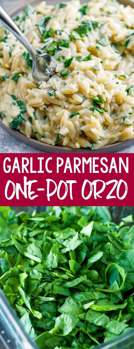 Garlic Parmesan Orzo