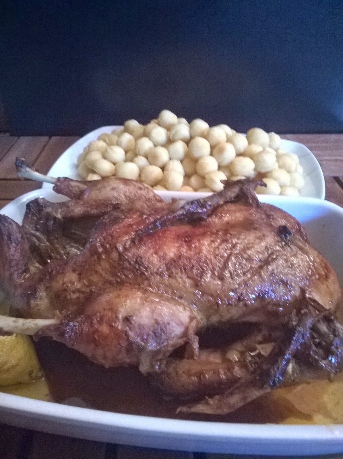 Pato assado com noisettes ~ As receitas do Selminho