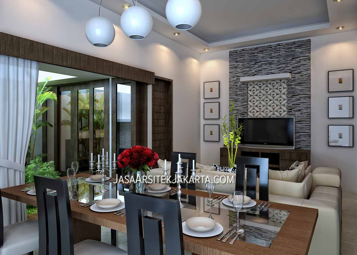 Desain Rumah 5 kamar Luas 330 m2 Bp Havid di Malang | Jasa Arsitek Jakarta