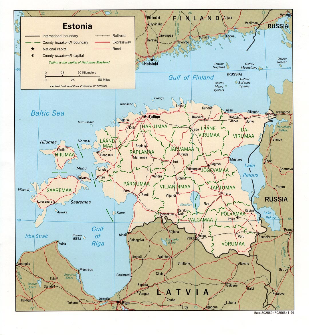 ESTONIA - GEOGRAPHICAL MAPS OF ESTONIA ~ Klima Naturali™