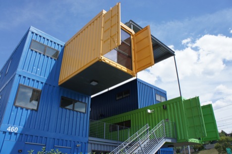 Shipping Container Homes & Buildings: All-Electric Shipping Container ...