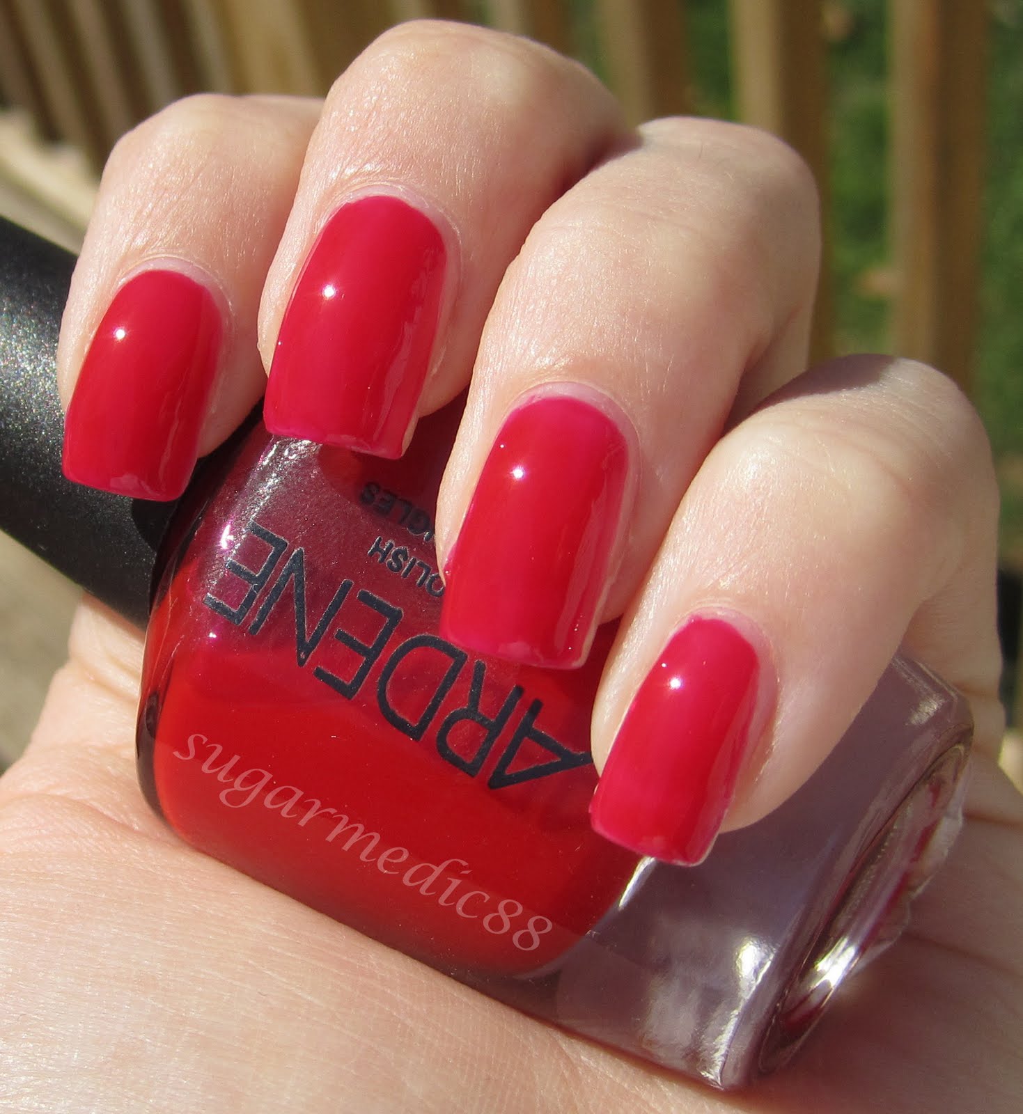 The Polished Medic: Ardene Red Sapphire and Guest Nails!!