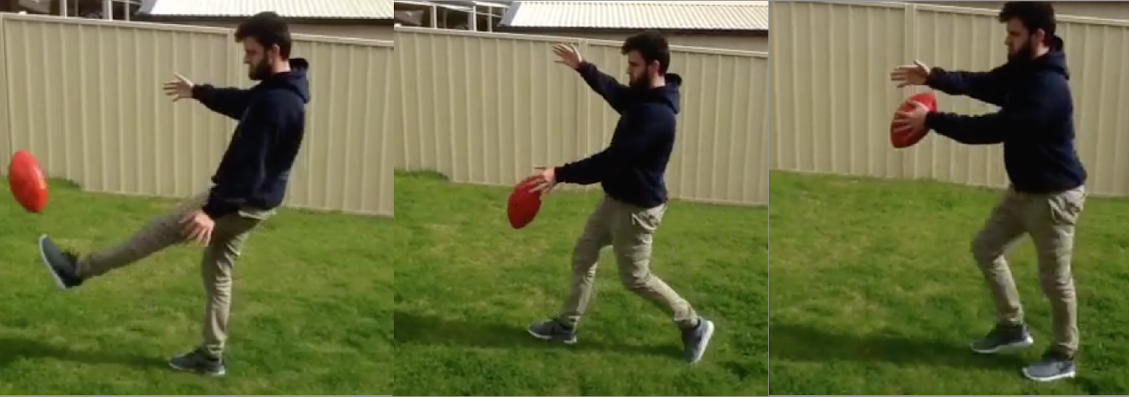 What are the Biomechanical principles of an AFL drop punt: Breakdown of ...