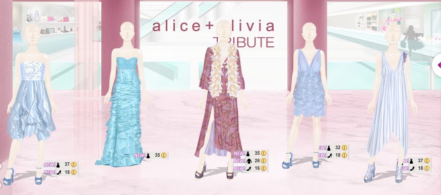 Stylish Stardoll Models: New tribute store! (Alice + Olivia tribute)