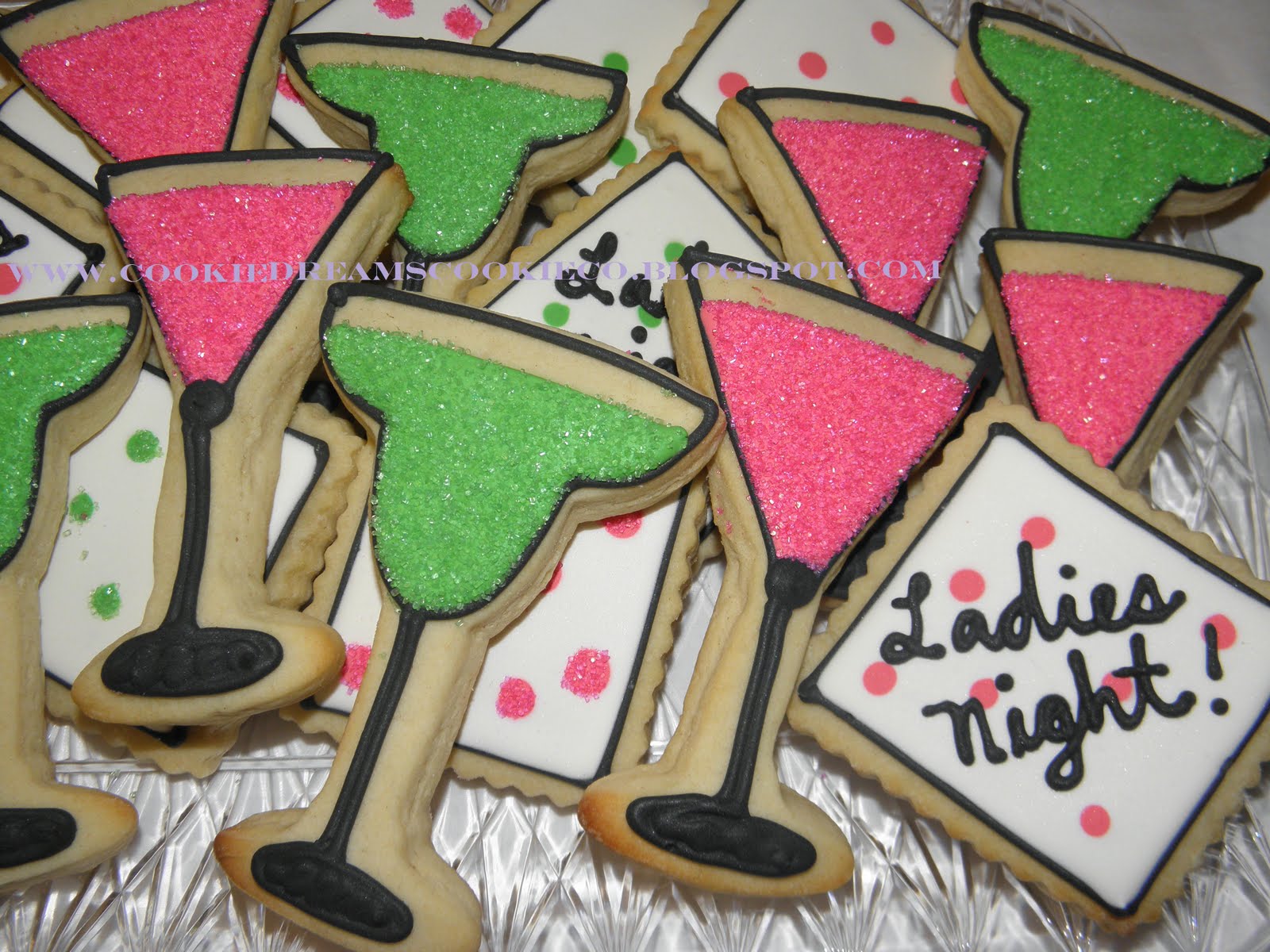 Cookie Dreams Cookie Co.: Ladies night cookie platter!!