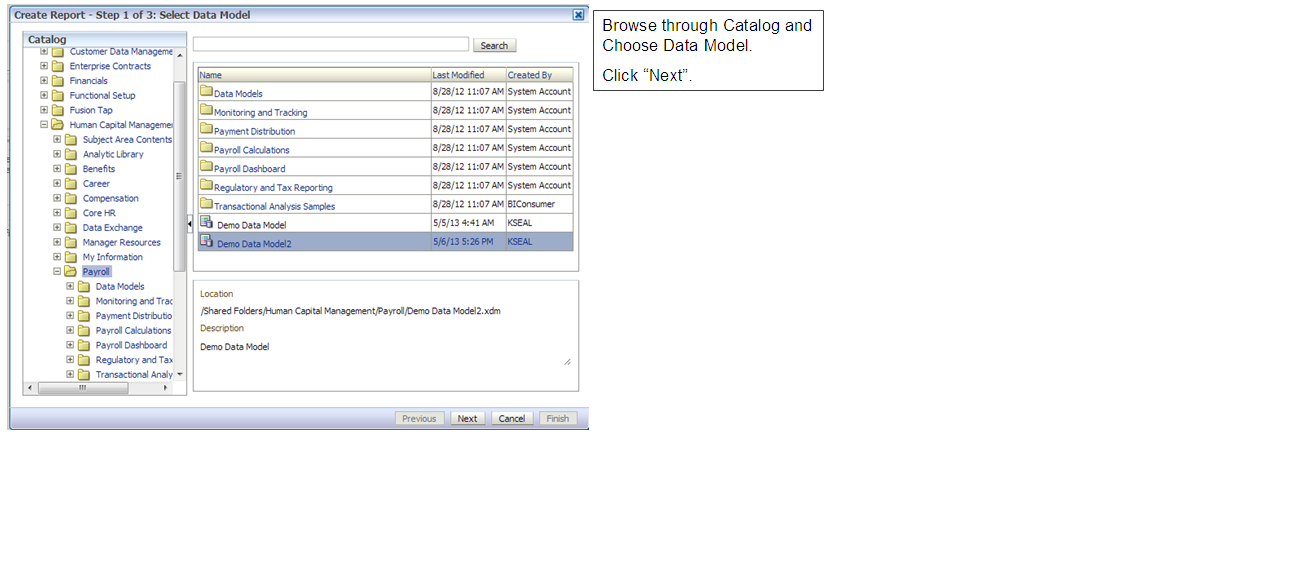 Fusion APPS Quick Start: Fusion Apps Custom BI Report Creation Part III