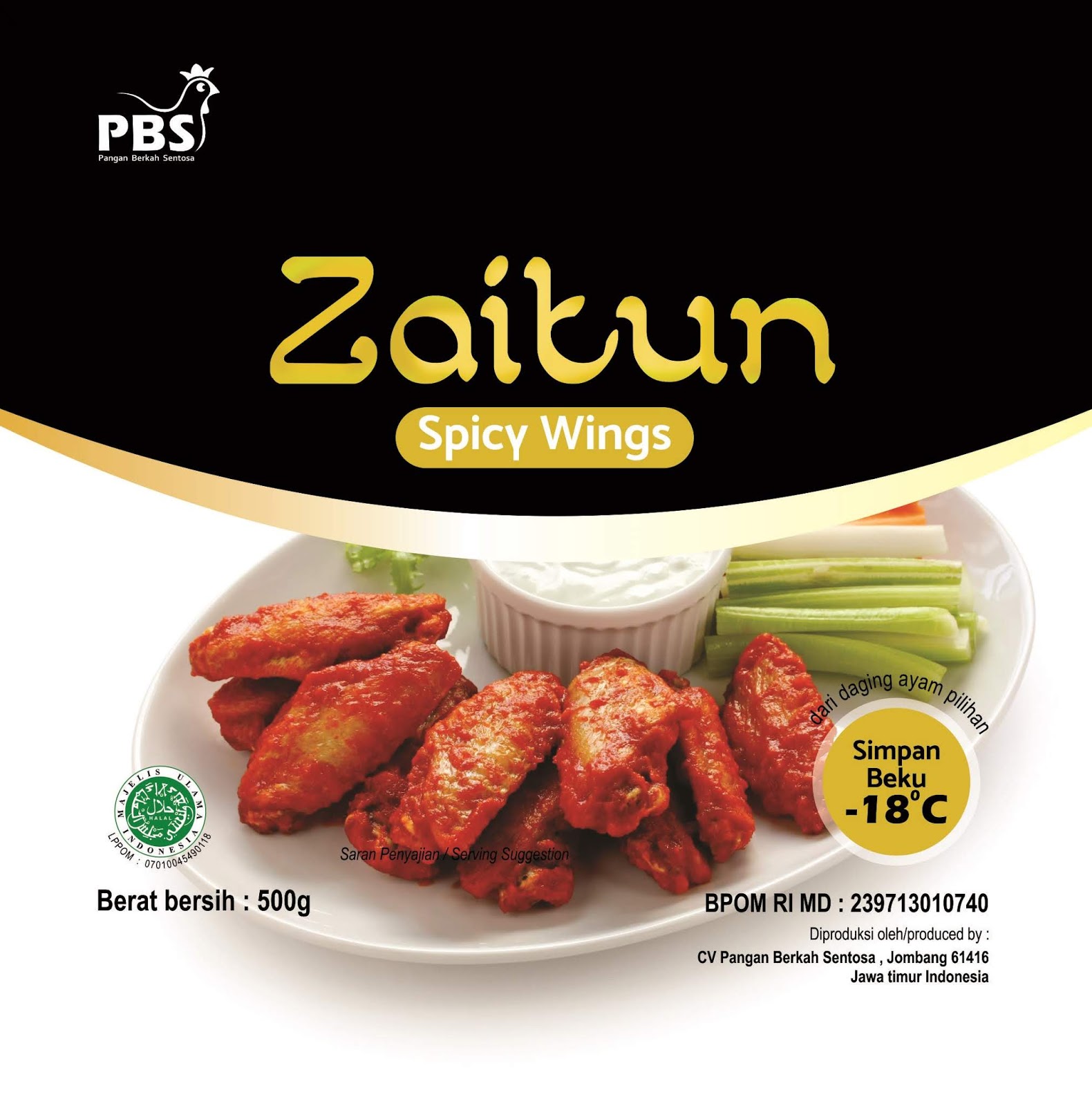 CHICKEN SPICY WINGS ZAITUN TELAH HADIR DI AFCO FRESH & FROZEN FOOD ...