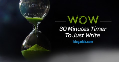 These kids.....: 30 Minutes Timer To Just Write