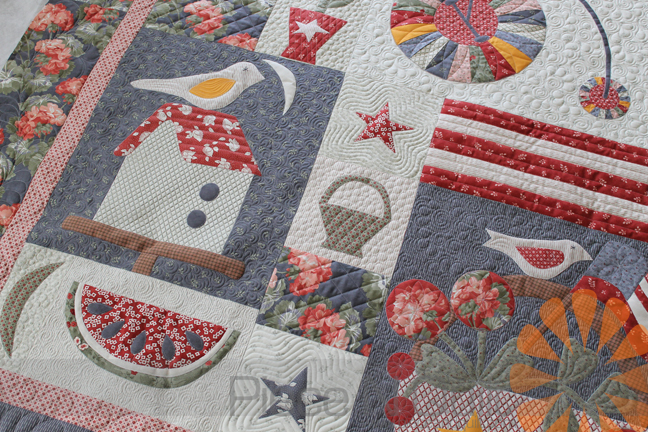 Piece N Quilt: Front Porch Quilt - Custom Machine Quilting by Natalia ...