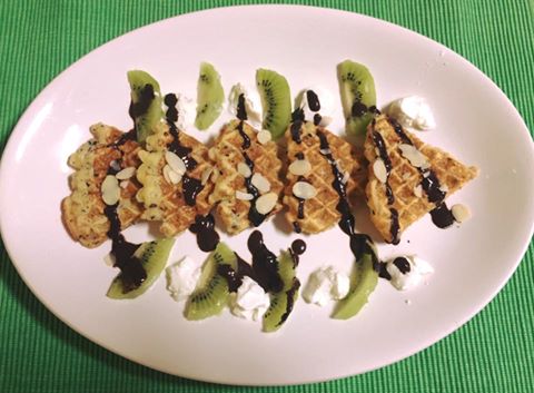 Blog cantinho saudavel: Waffles de tapioca