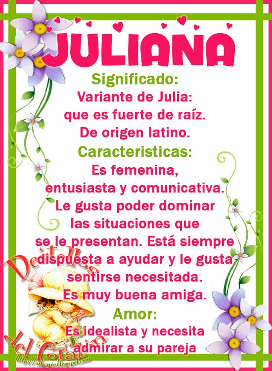 Destellos Del Corazon: JULIANA