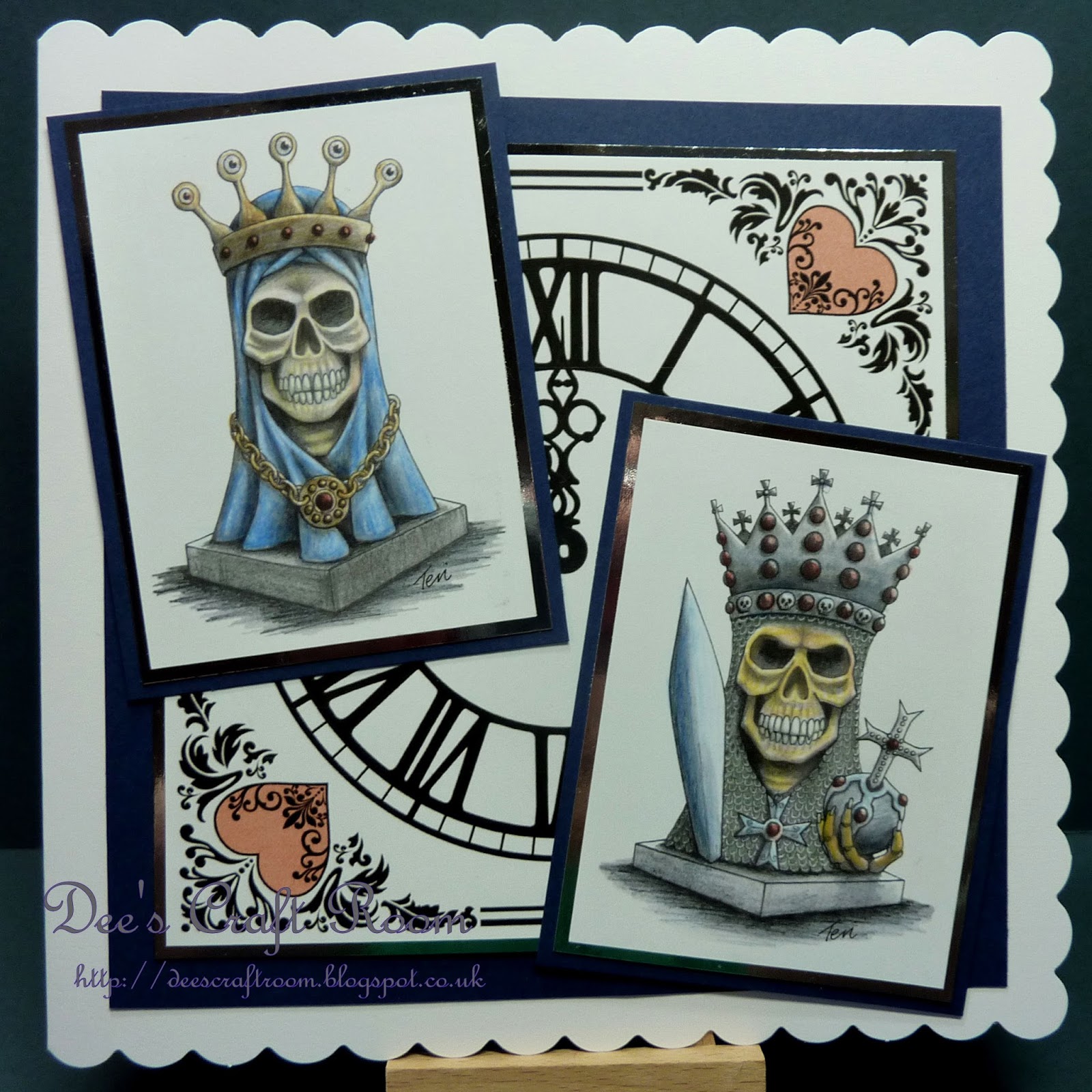 Dee's Craft Room: Skully King and Queen