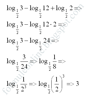Logaritmi exercitiu rezolvat 14 - formuleonline